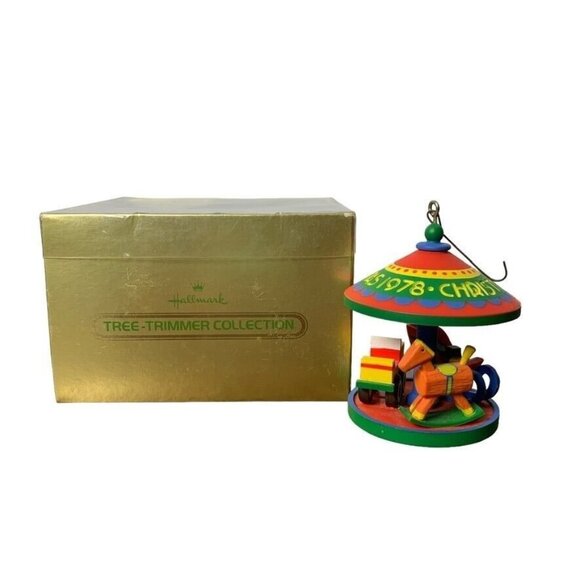 Hallmark | Holiday | Vintage 978 Hallmark Twirl About Carousel ...